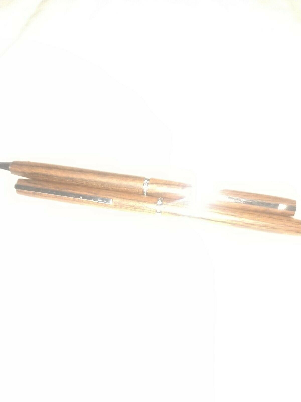 Vintage RARE Hallmark CORDIA Dark Walnut Wood Pen & Pencil Set Set ...
