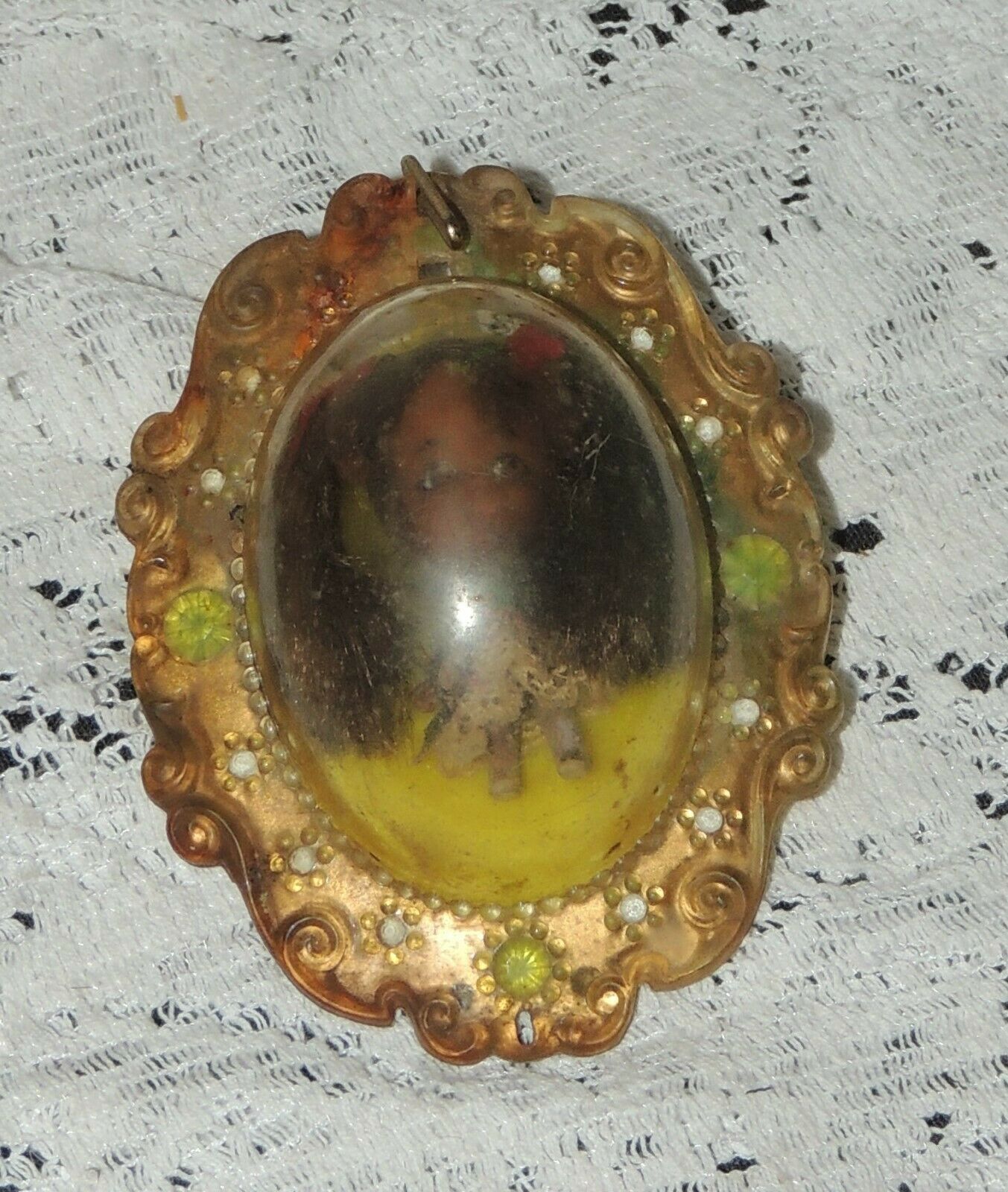 Rare Vintage Liddle Kiddles Lois Lucky Locket Necklace Little Black ...