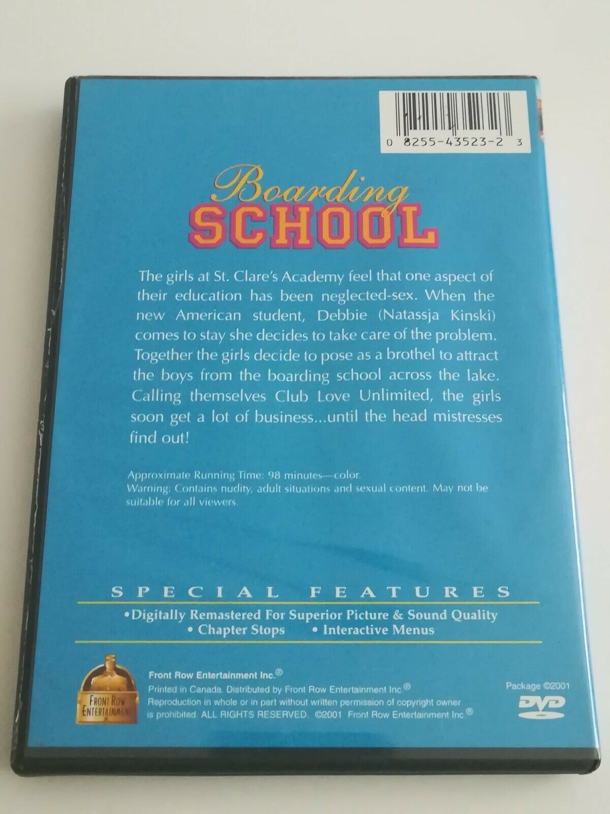 Boarding School (DVD, 1978) NASTASSJA KINSKI RARE OOP | #20154423