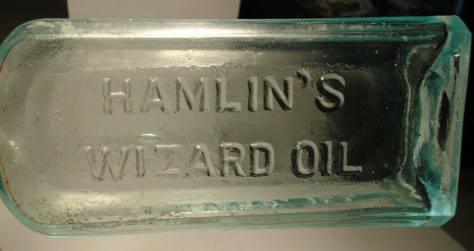 Collectible 6 1/8 Inch Antique HAMLIN ' S WIZARD OIL Medicine Bottle ...