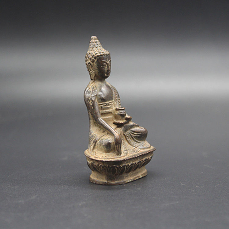 Exquisite Old Tibet Tibetan Bronze Buddhism Buddha Statue Exorcism ...