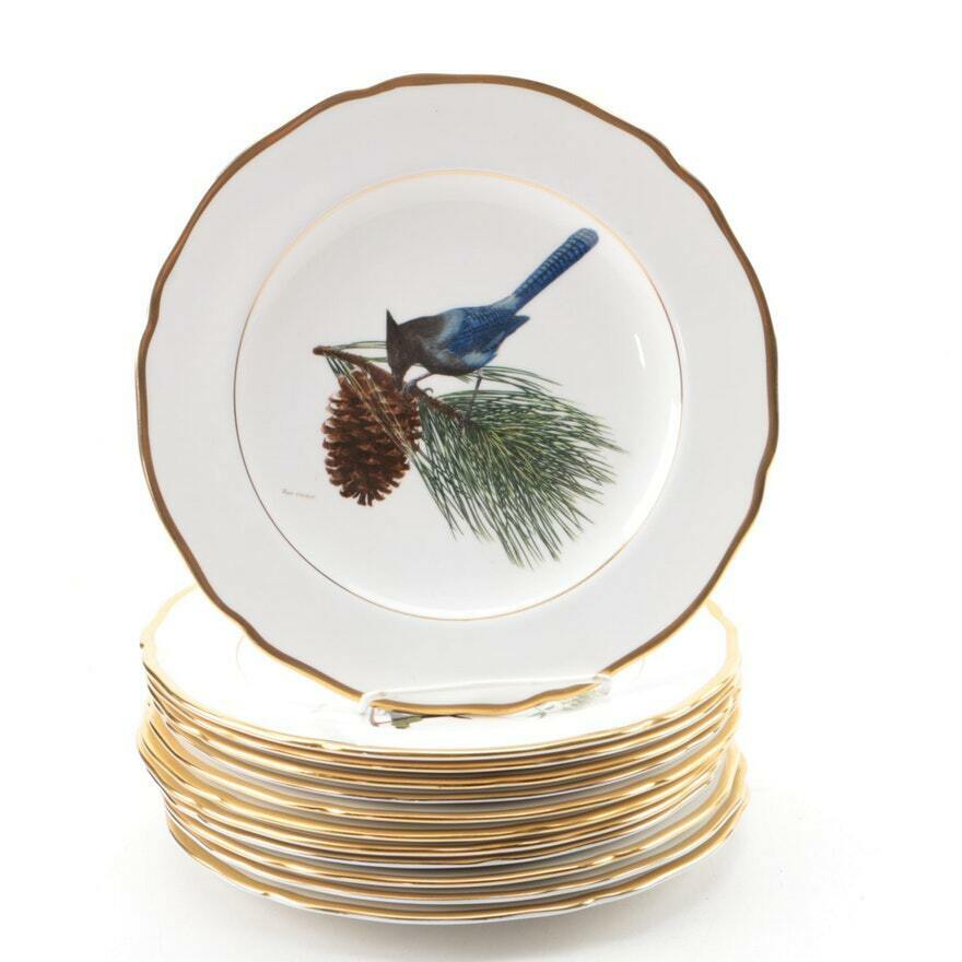 Spode Ray Harm American Songbirds Plates Rare Complete Set Of 12 ...
