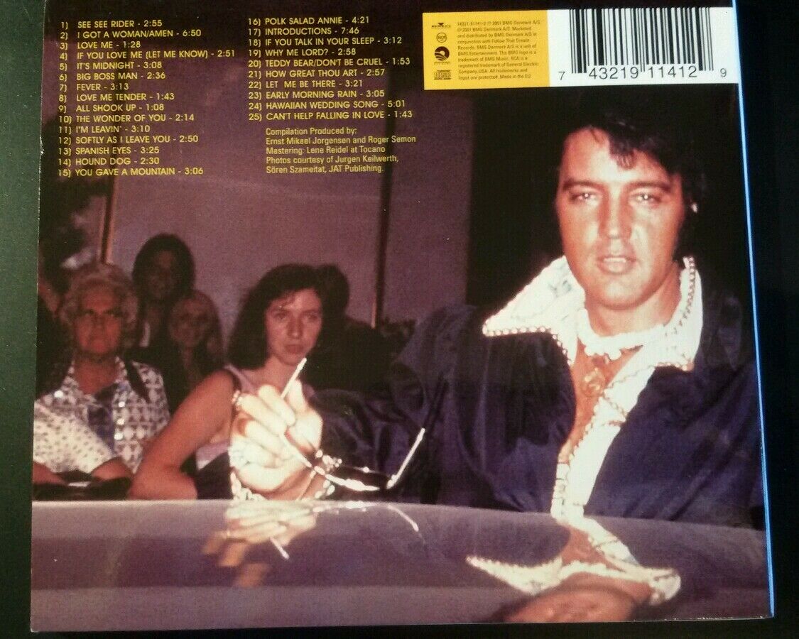 ELVIS PRESLEY - FTD CD ELVIS ' IT ' S MIDNIGHT ' Near Cond Deleted ...