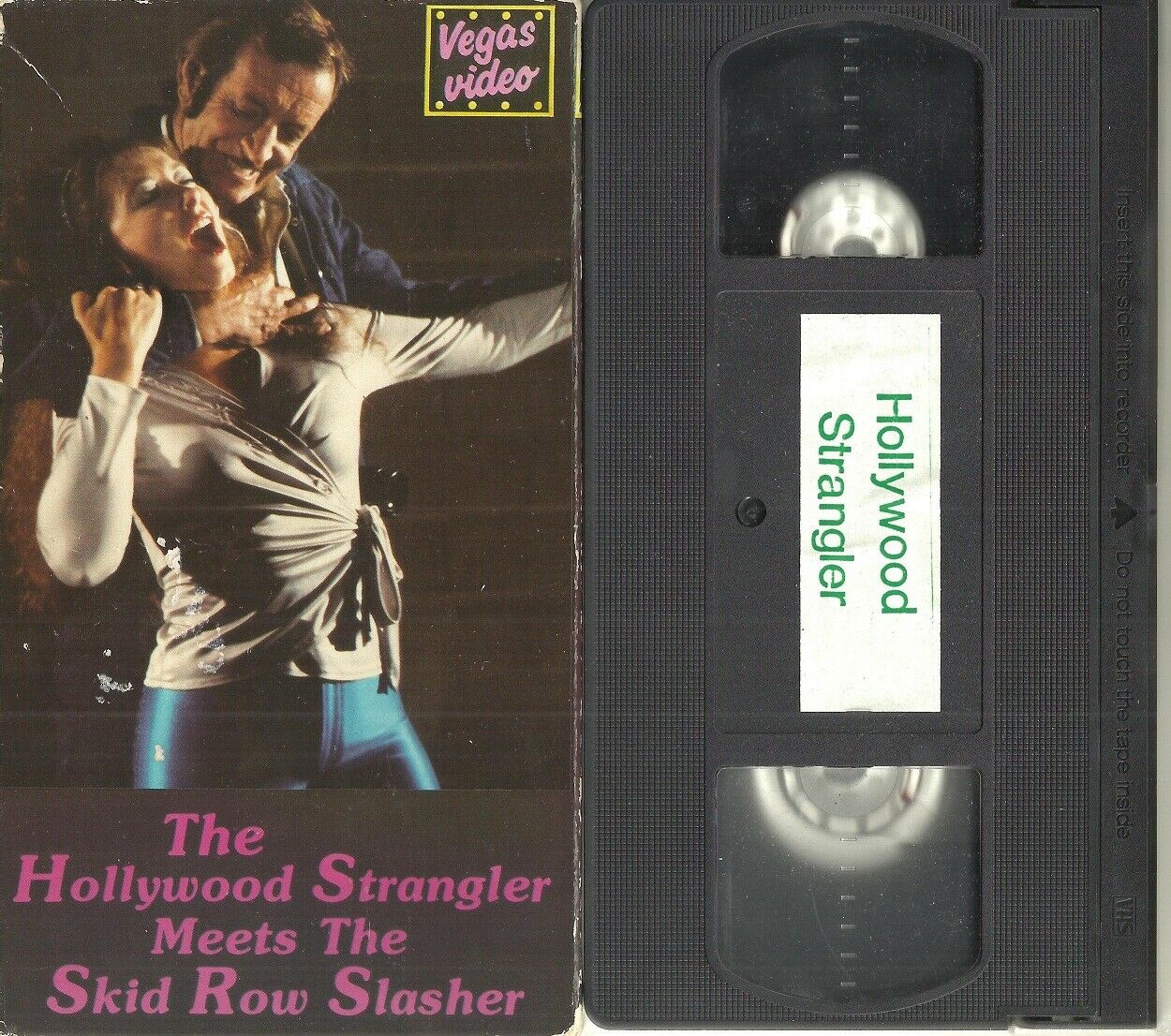 Hollywood Strangler Meets The Skid Row Slasher RARE VHS OOP HORROR CULT ...