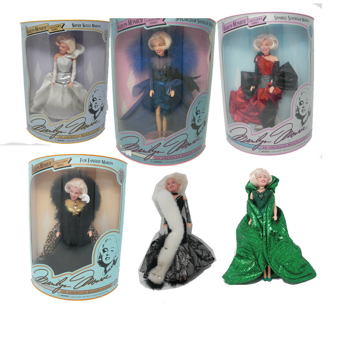 Vintage Marilyn Monroe Doll Collectors Series SIX DOLLS | #20287127