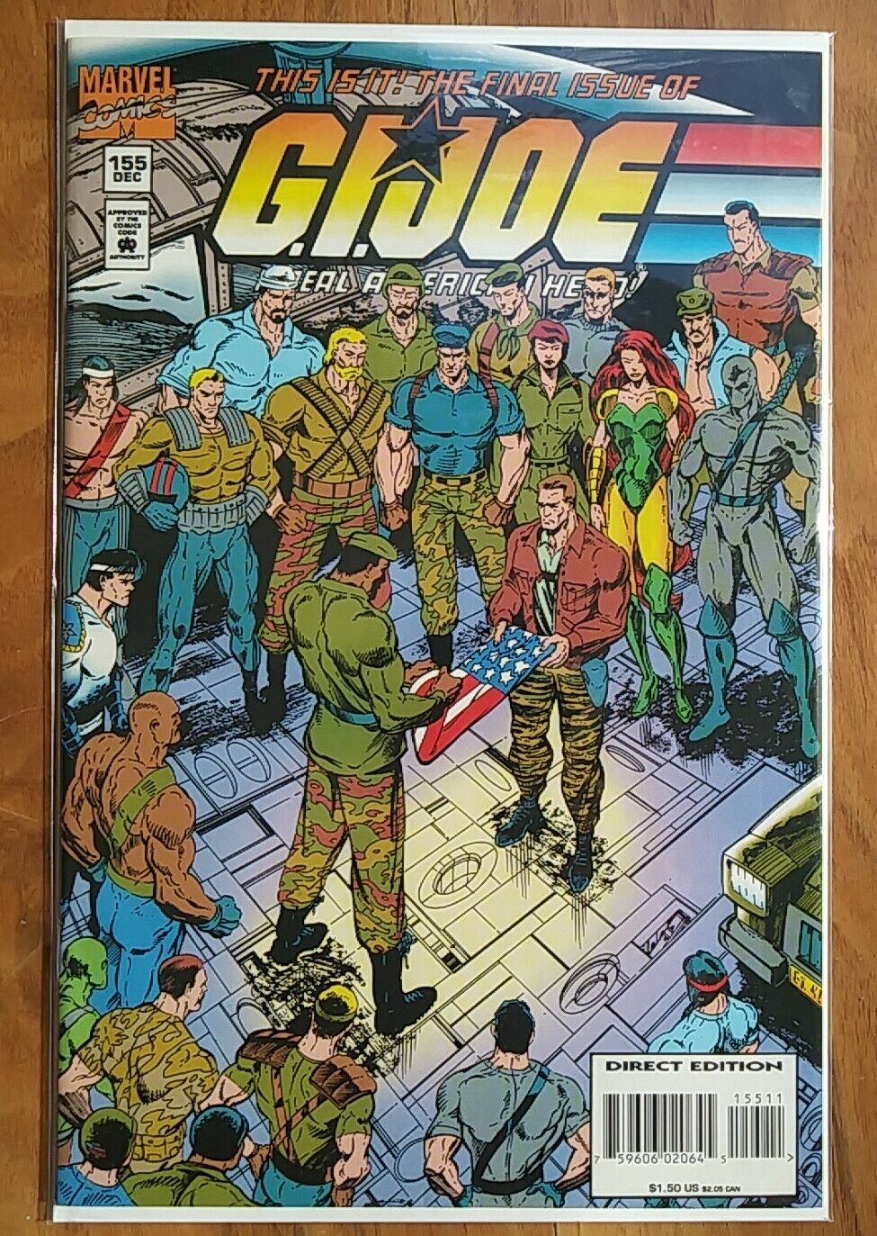 GI JOE 155 NM W/ RARE SUBSCRIPTION INSERT Marvel Comic 1994 DIRECT ...