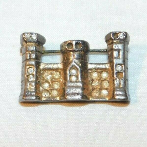 RARE World War II Military US Army Engineers Sterling Silver Sweetheart ...