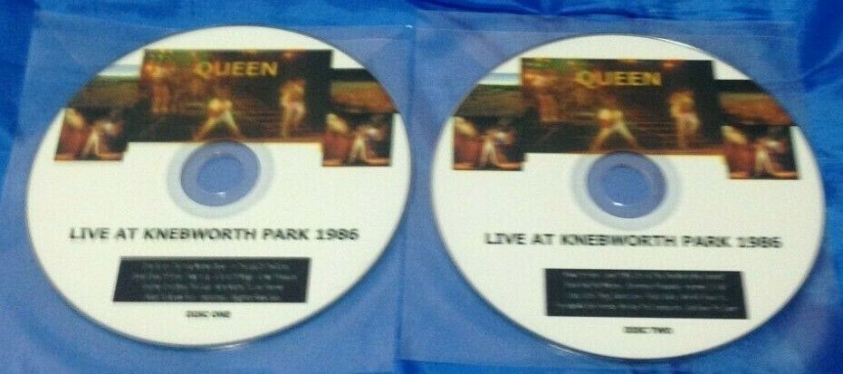 RARE QUEEN FREDDIE MERCURY LIVE CD ' S AT KNEBWORTH (DOUBLE ...