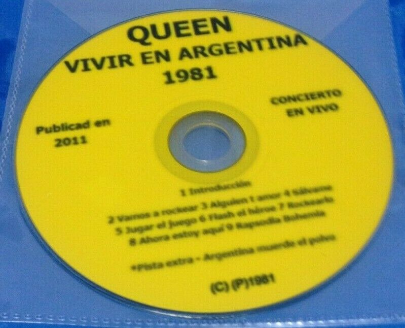 RARE QUEEN FREDDIE MERCURY LIVE CD ' S AT KNEBWORTH (DOUBLE ...