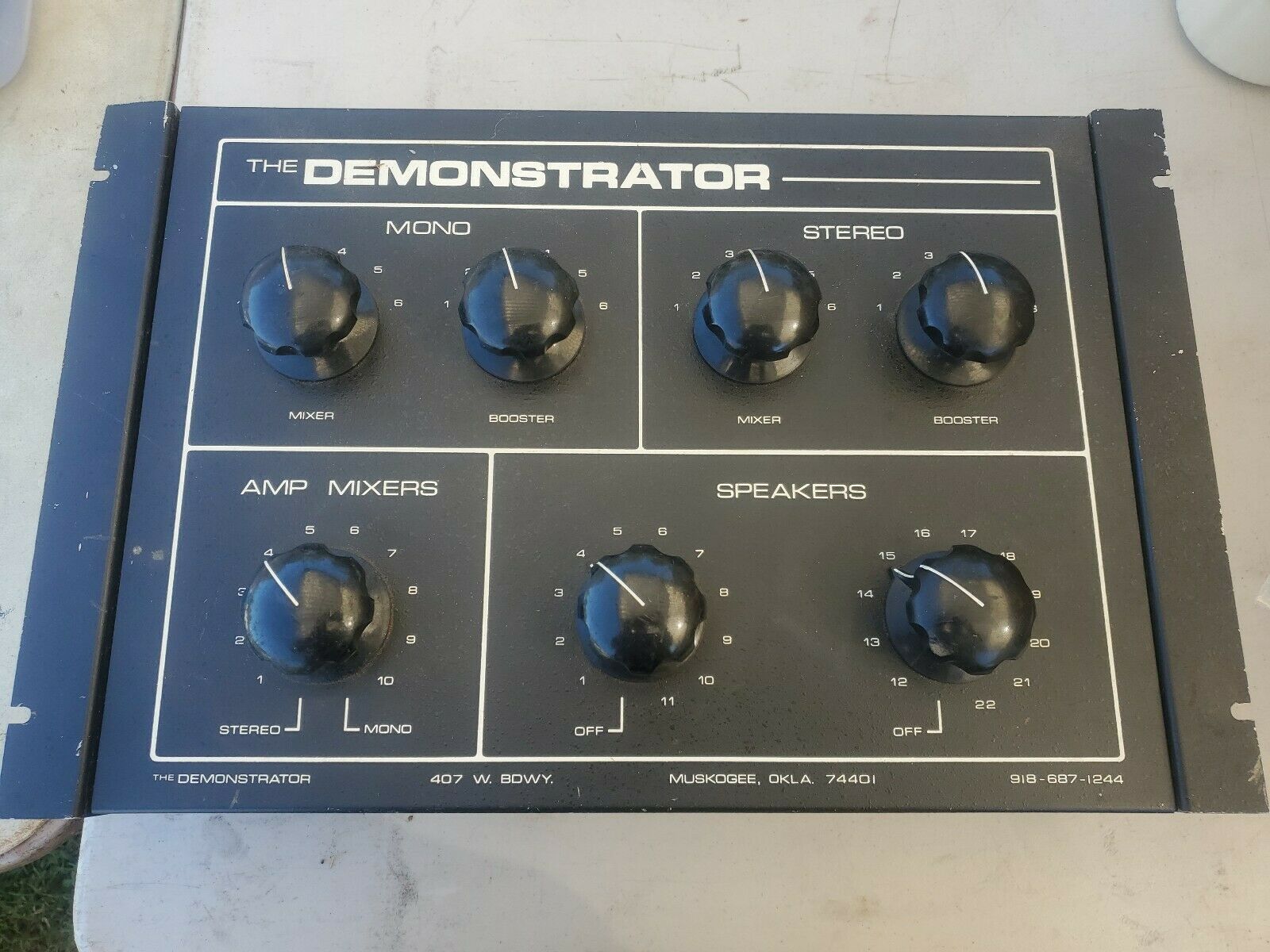 RARE Vintage 70 ' S HI - FI Stereo Amp Cab AMPLIFIER Line Mixer RACK ...
