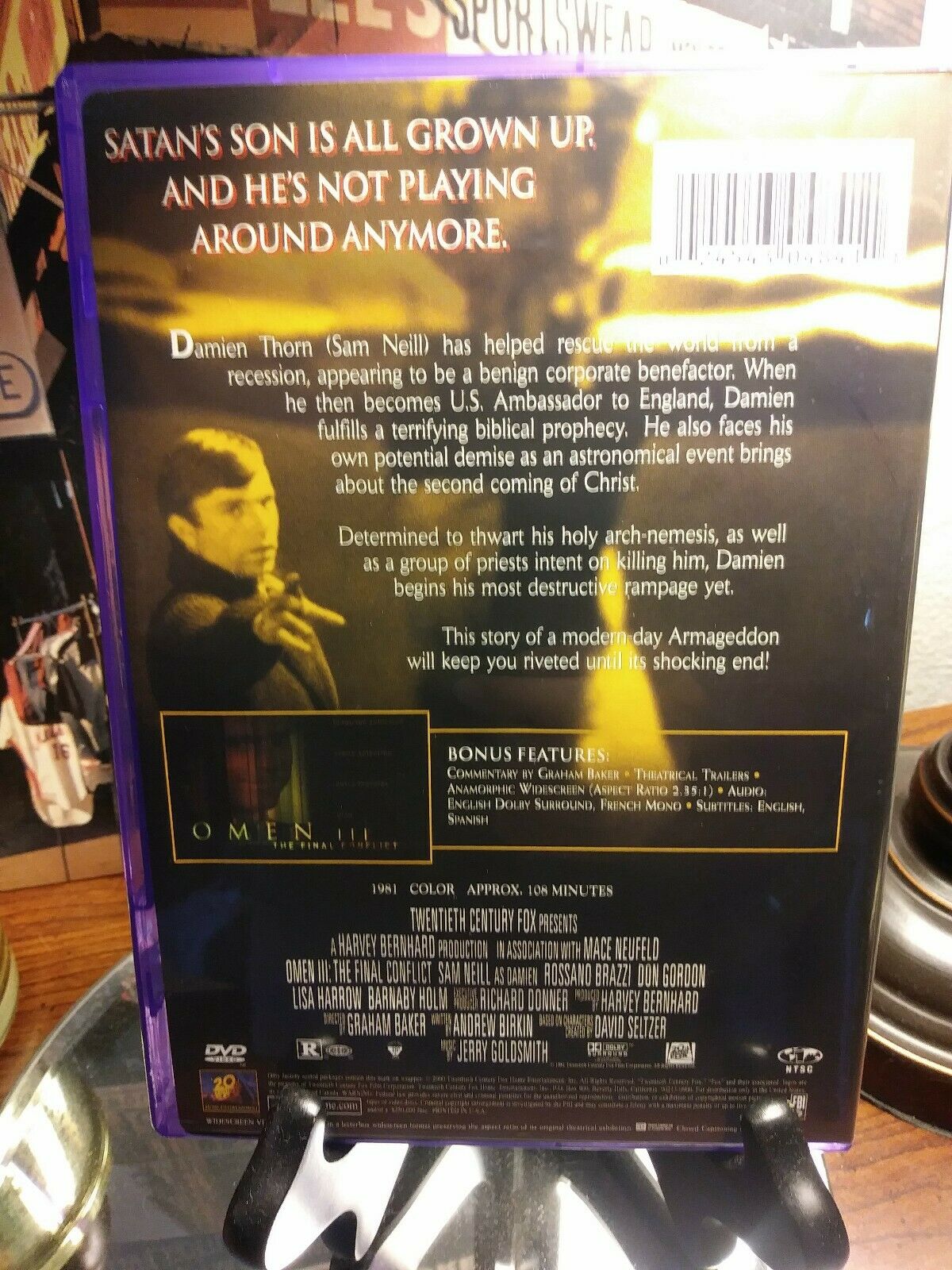 The Final Conflict: Omen III (DVD, 2000) RARE 1981 SATANIC HORROR ...