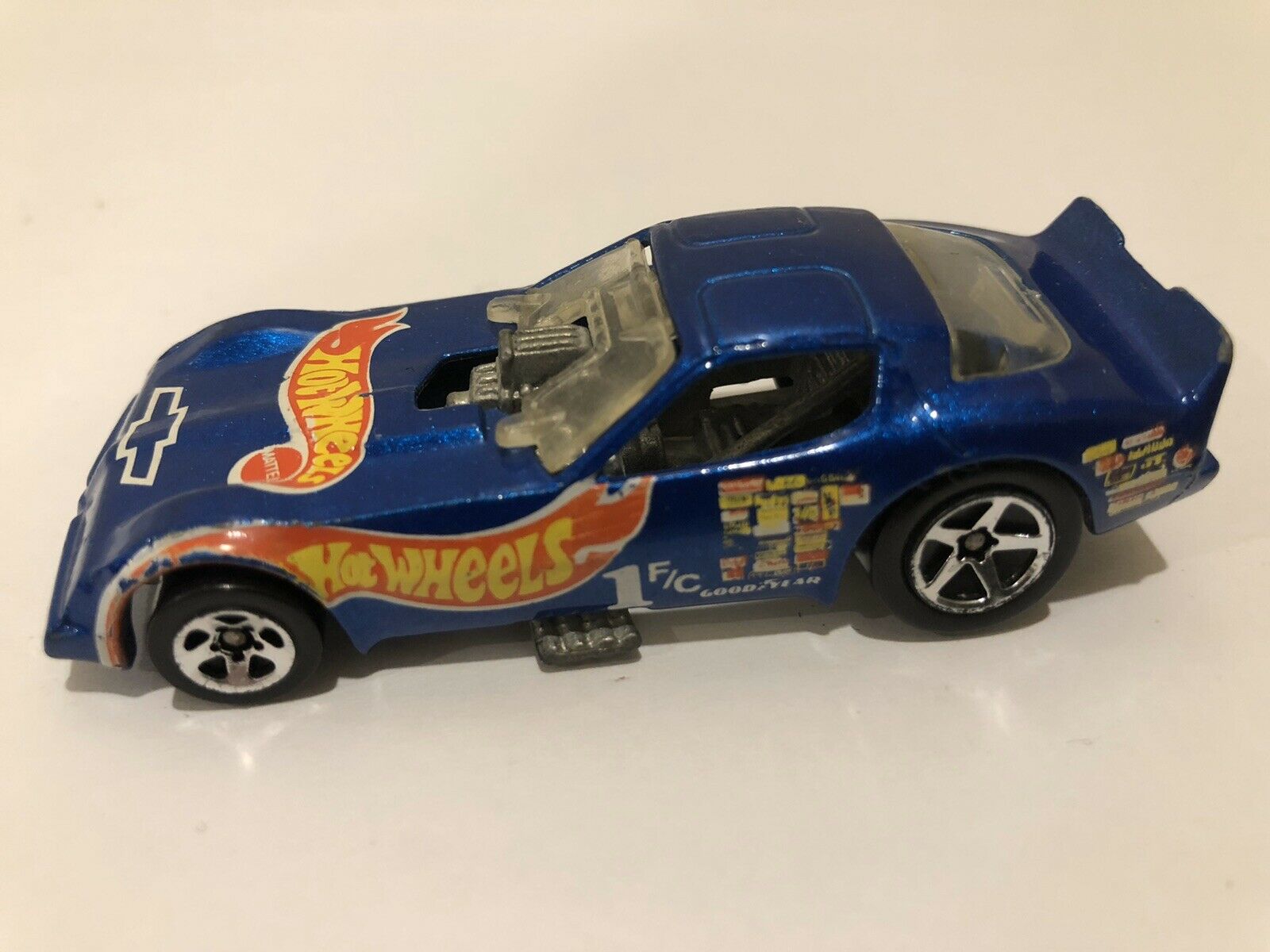 Vintage Hot Wheels 1977 Pontiac Firebird Funny Car W/ RARE Chevy Logo ...
