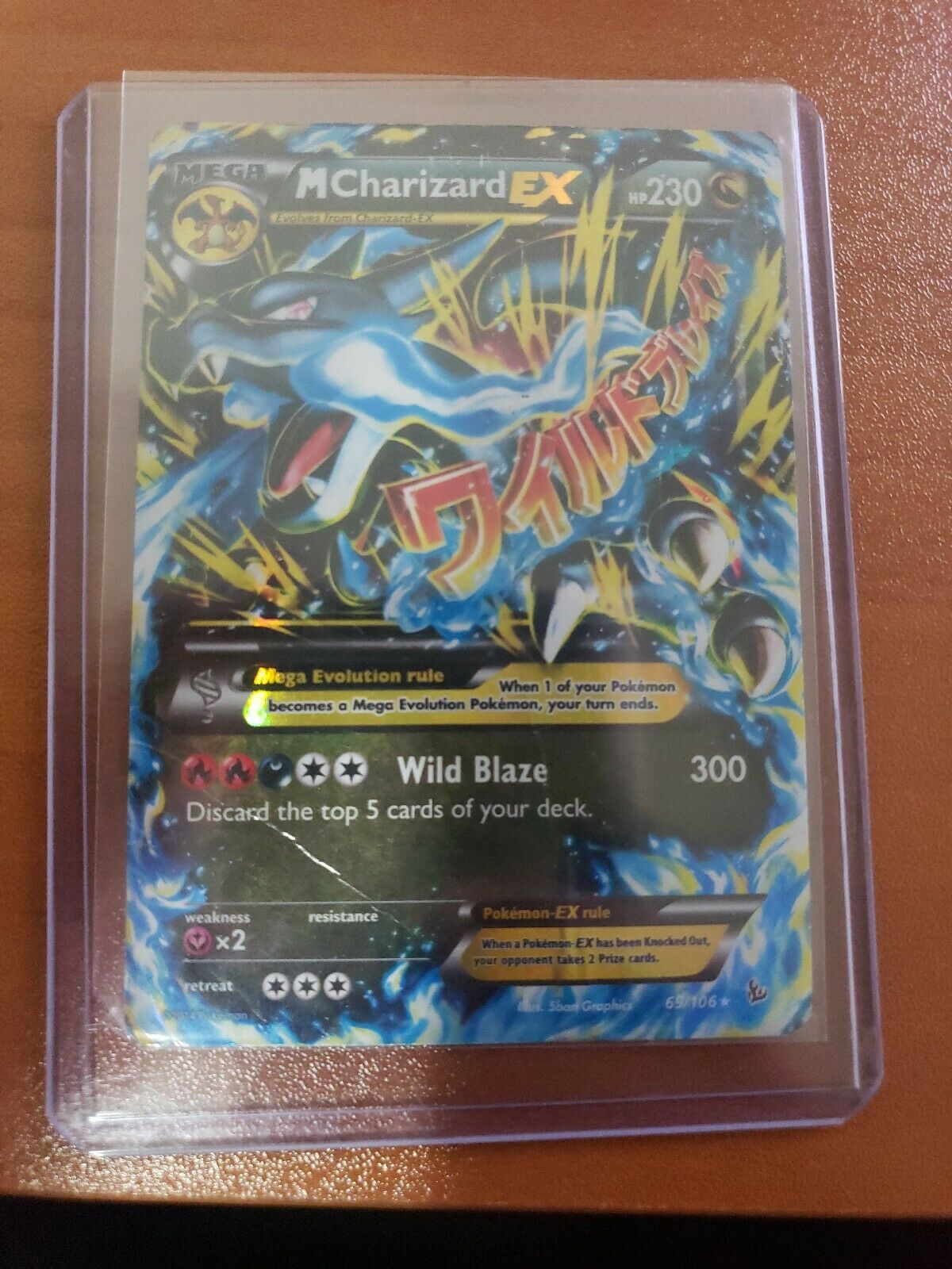 Pokemon M Charizard EX Flashfire 69/106 Rare Holo Card | #20312799