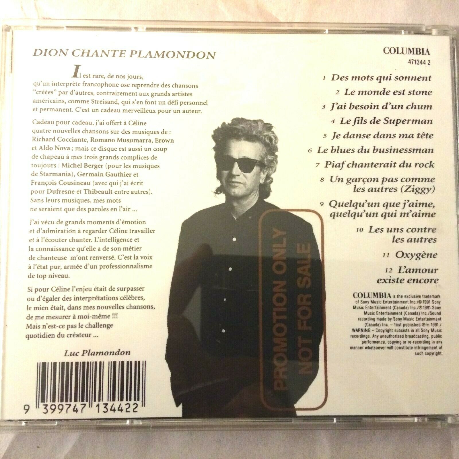 CELINE DION VERY RARE Australian PROMO Des Mots Qui Sonnent CD | #20337306