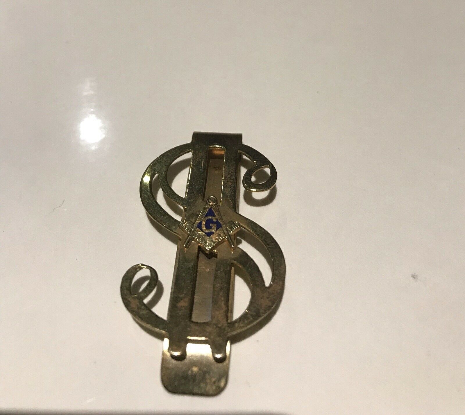 Vintage Masonic Money Clip And Anson Masonic Tie Clip | #20400935