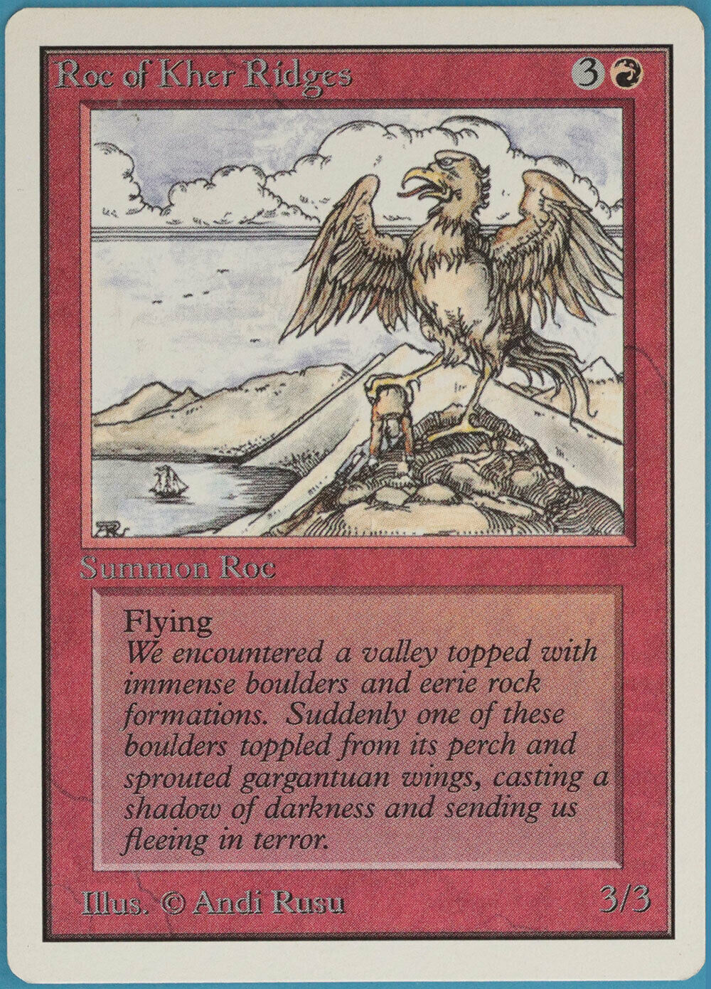Roc Of Kher Ridges Unlimited SPLD Red Rare MAGIC GATHERING CARD (35694 ...
