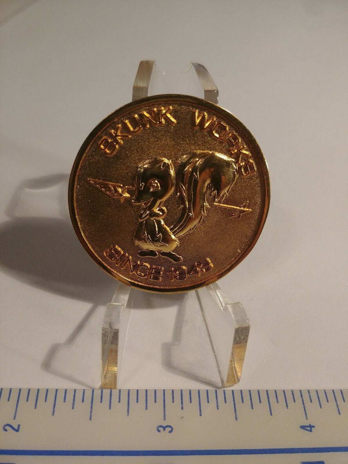 Skunk Souvenir Challenge Coin Lockheed Martin F - 117A STEALTH RARE ...