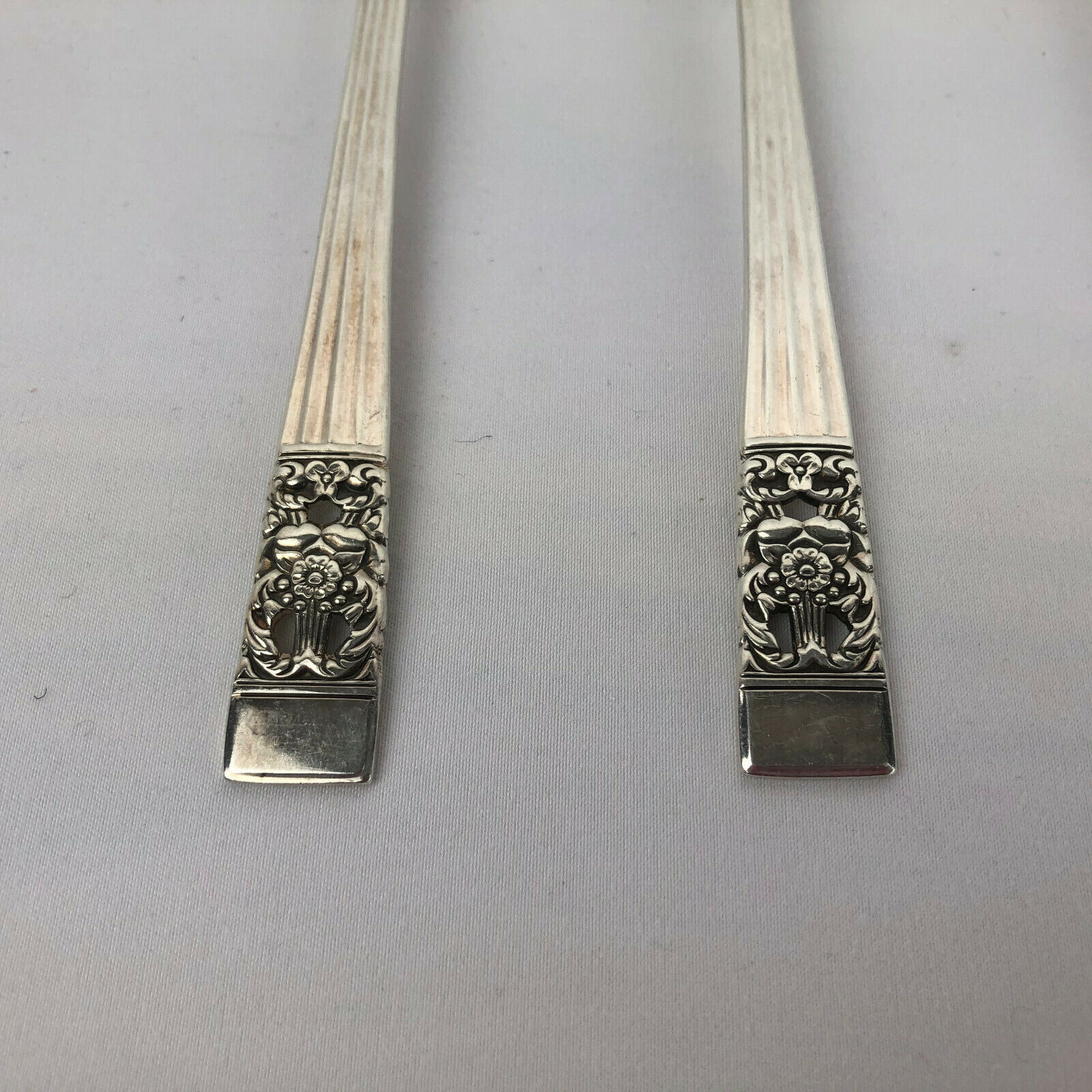 Set Of 4 Salad Forks - Oneida Community 1936 CORONATION Pattern Silver ...