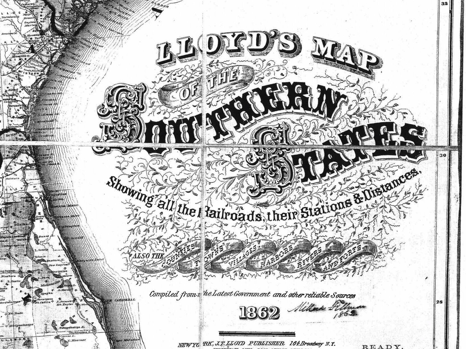 US CONFEDERATE STATES 1862 LA MAP FELICIANA PARISH LOUISIANA CIVIL WAR ...