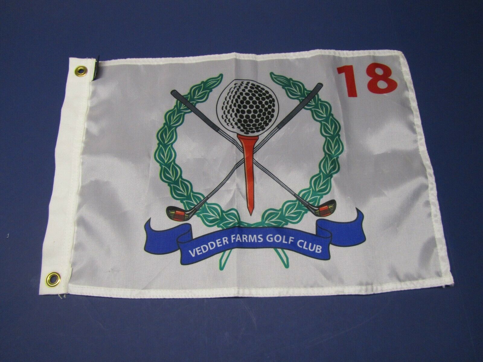 18th Hole Flag Vedder Farms Golf Club RARE DL14 | #20508915