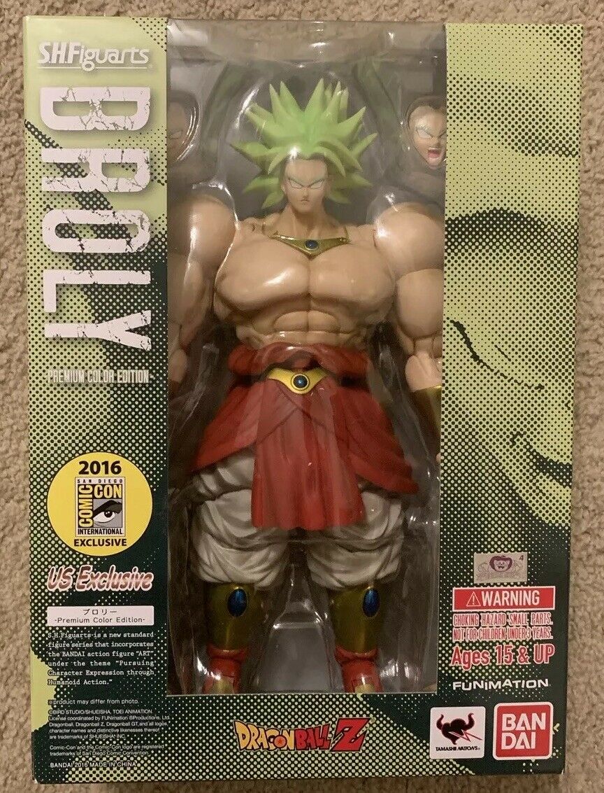 SDCC 2016 S. H. Figuarts Dragon Ball Z - Broly Premium Color Edition ...