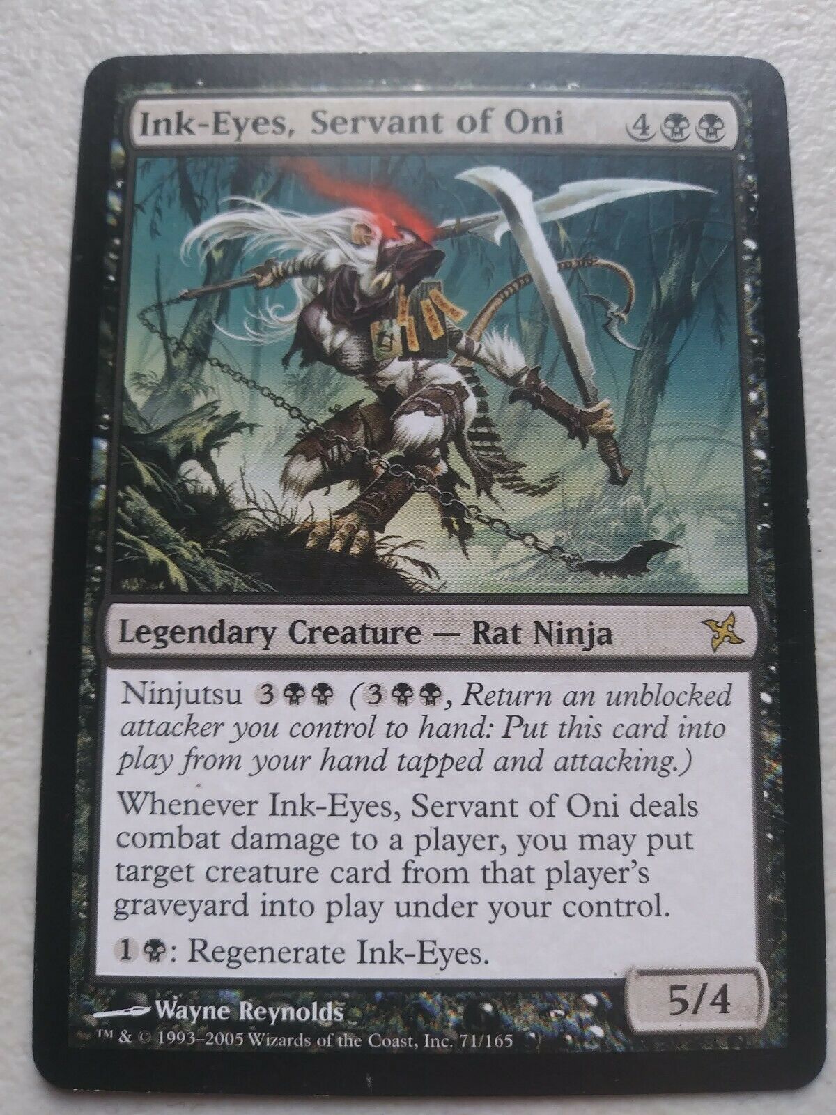 Mtg 2x Ink - Eyes Servant Of Oni LP Betrayers Of Kamigawa Rare Black ...