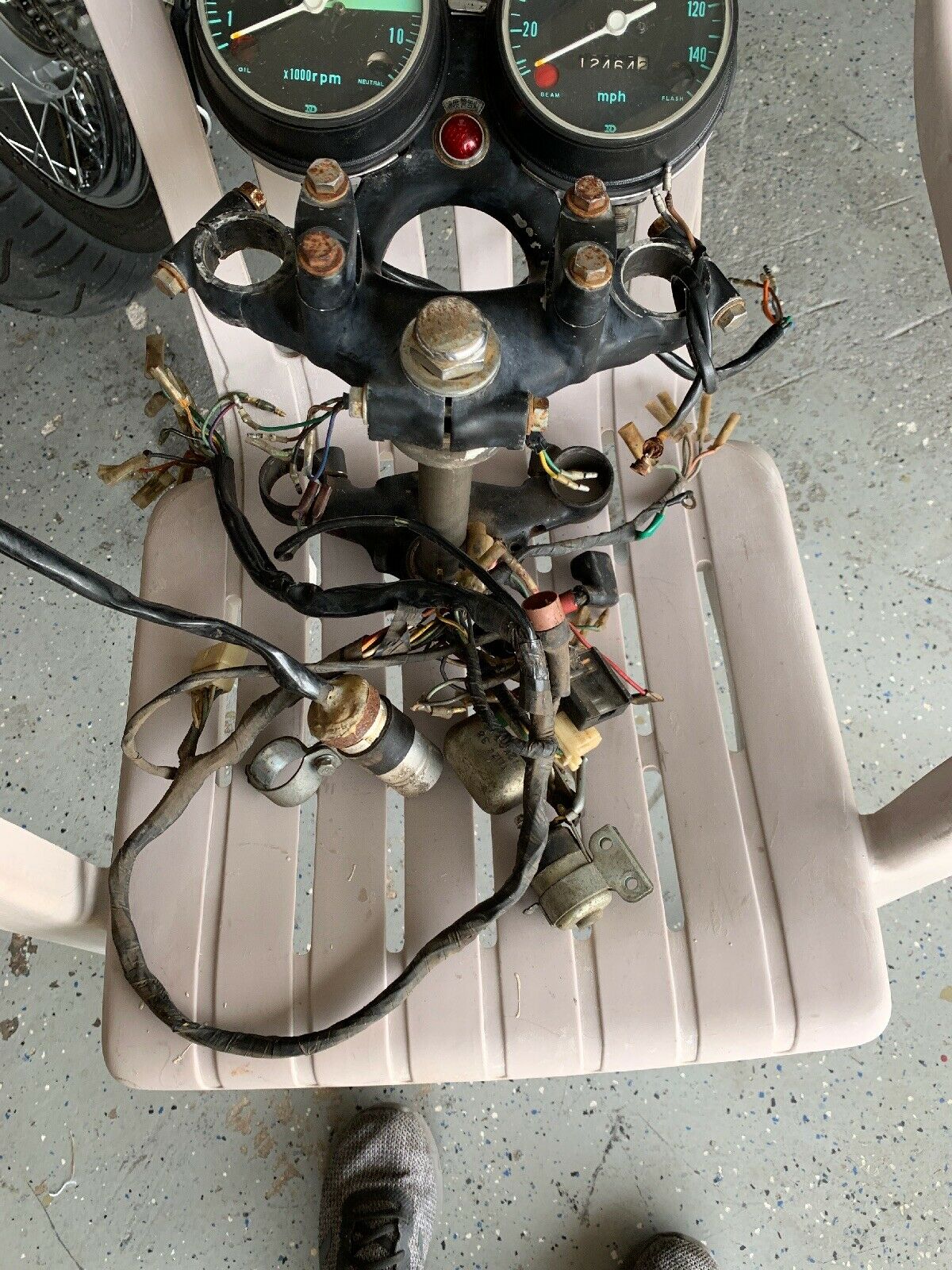 CB 750 Honda Top Triple Tree With The Red Dot Very Rare | #20567284