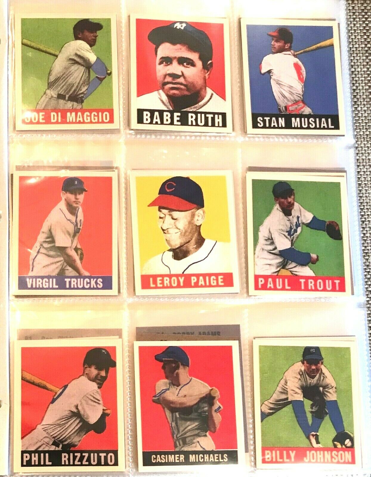 1948 Leaf Complete Baseball Reprint Set; NM/MT, ; All 98 Cards; RARE ...